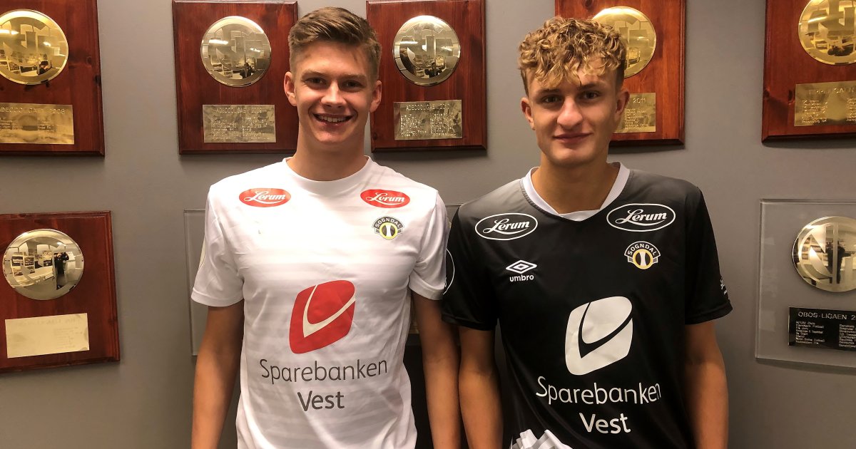 Adrian og Anders på utlån til Øygarden FK / SOGNDAL FOTBALL