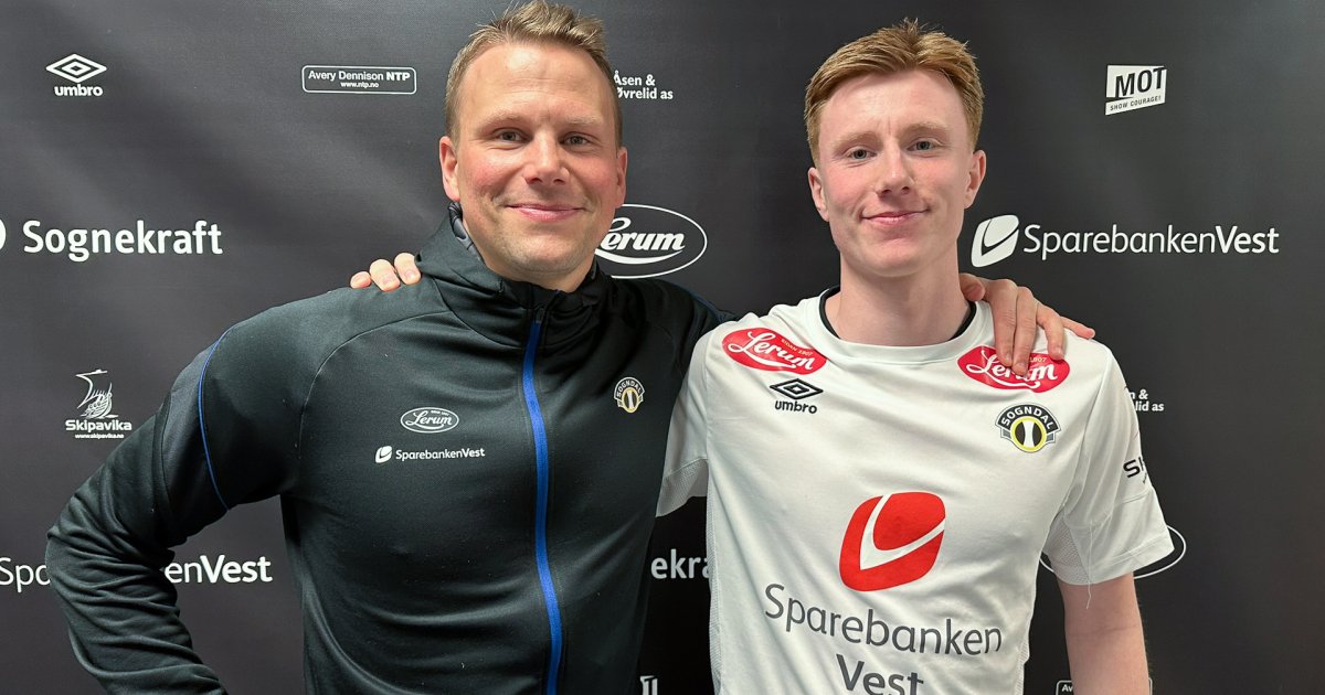 Marius Årøy har signert proffkontrakt! / SOGNDAL FOTBALL
