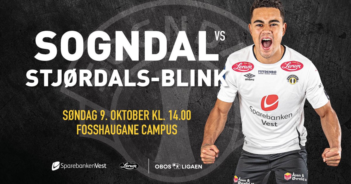 Sogndal - Stjørdals-Blink Billettar / SOGNDAL FOTBALL